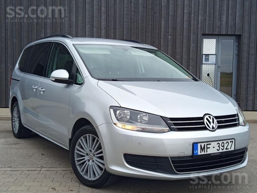 Grey Volkswagen Sharan 2011 in Tukums, with an engine capacity of 2.00 L and mileage of 327 thousand km for 5990 €, photo 1 on AUTOMOTO.COM.LV
