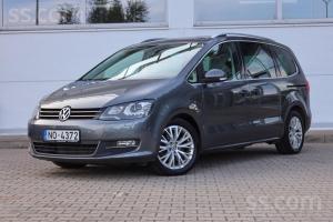 Grey Volkswagen Sharan 2011 in Riga, with an engine capacity of 2.00 L and mileage of 225 thousand km for 6595 €, photo 1 on AUTOMOTO.COM.LV