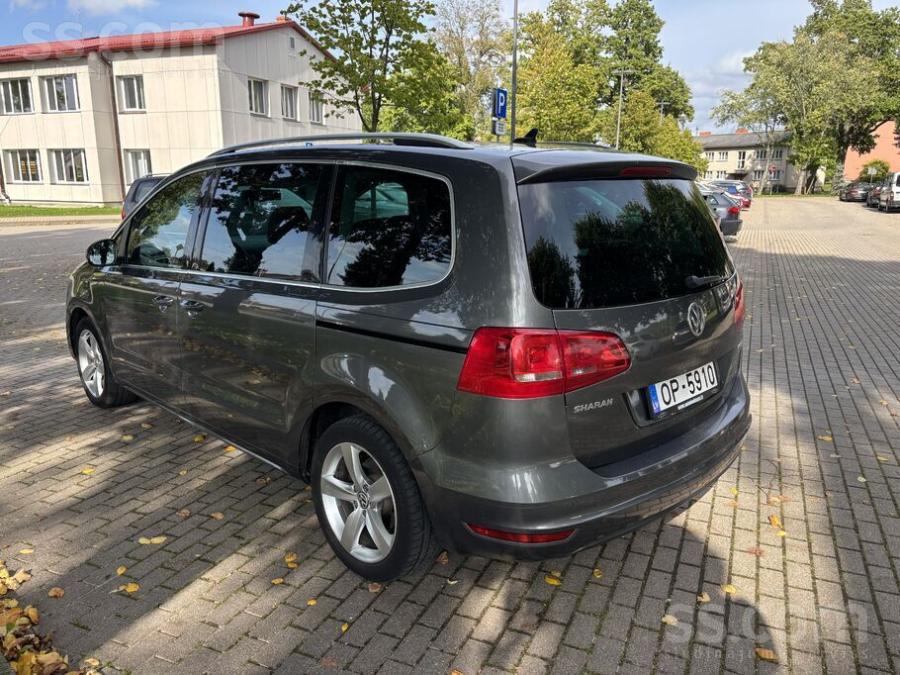 Pelēks Volkswagen Sharan 2011 Valmiera, ar dzinēja tilpumu 2.00 L un nobraukumu 516 tūkst. km par 4400 €, foto 9 vietnē AUTOMOTO.COM.LV