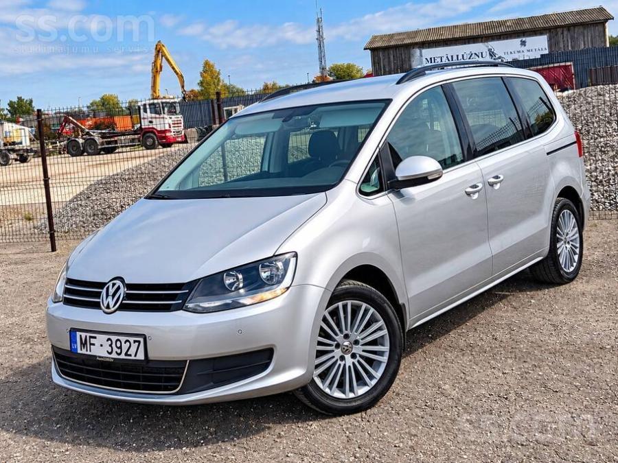 Pelēks Volkswagen Sharan 2011 Tukums, ar dzinēja tilpumu 2.00 L un nobraukumu 327 tūkst. km par 6290 €, foto 3 vietnē AUTOMOTO.COM.LV