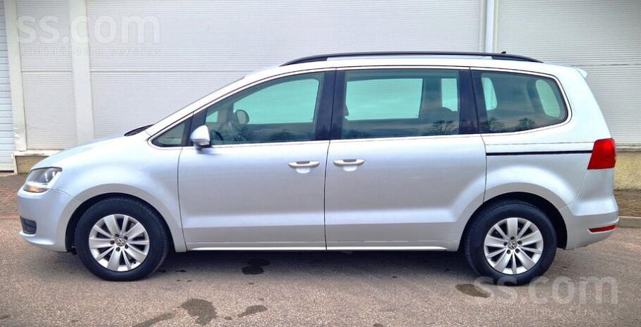 Pelēks Volkswagen Sharan 2012 Tukums, ar dzinēja tilpumu 2.00 L un nobraukumu 238 tūkst. km par 8300 €, foto 2 vietnē AUTOMOTO.COM.LV