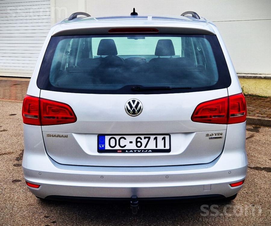Pelēks Volkswagen Sharan 2012 Tukums, ar dzinēja tilpumu 2.00 L un nobraukumu 238 tūkst. km par 8300 €, foto 4 vietnē AUTOMOTO.COM.LV
