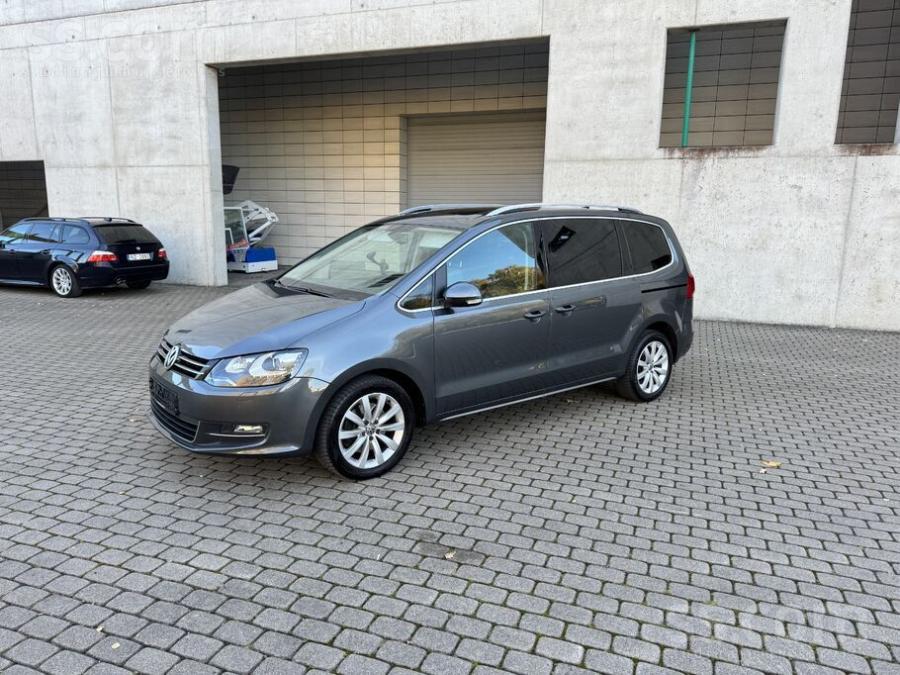 Grey Volkswagen Sharan 2012 in Jelgava, with an engine capacity of 2.00 L and mileage of 0 thousand km for 10150 €, photo 8 on AUTOMOTO.COM.LV