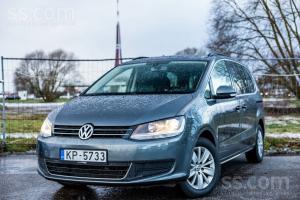 Grey Volkswagen Sharan 2012 in Riga, with an engine capacity of 2.00 L and mileage of 304 thousand km for 7790 €, photo  on AUTOMOTO.COM.LV