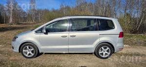 Grey Volkswagen Sharan 2012 in Kuldiga, with an engine capacity of 2.00 L and mileage of 354 thousand km for 4899 €, photo 7 on AUTOMOTO.COM.LV
