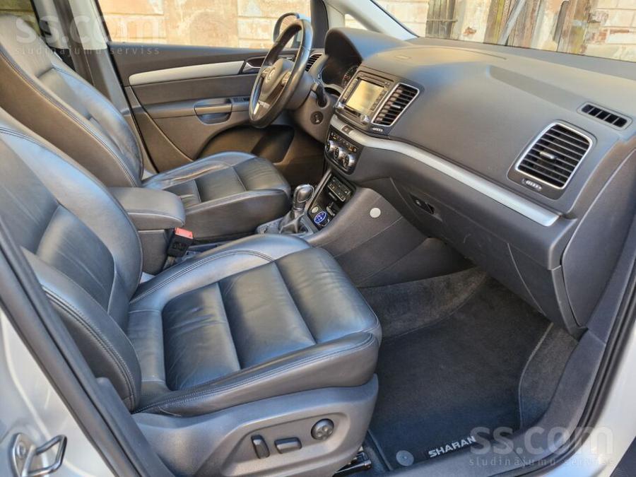 Pelēks Volkswagen Sharan 2012 Daugavpils, ar dzinēja tilpumu 2.00 L un nobraukumu 250 tūkst. km par 8250 €, foto 19 vietnē AUTOMOTO.COM.LV