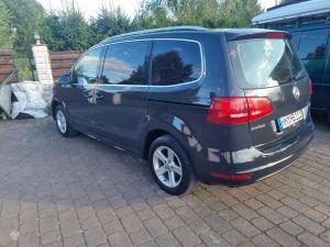 Grey Volkswagen Sharan 2012 in Utena, with an engine capacity of 1.97 L and mileage of 368 thousand km for 6150 €, photo 5 on AUTOMOTO.COM.LV