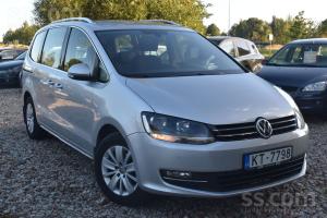 Grey Volkswagen Sharan 2013 in Kuldiga, with an engine capacity of 2.00 L and mileage of 0 thousand km for 7300 €, photo 5 on AUTOMOTO.COM.LV