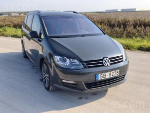 Grey Volkswagen Sharan 2013 in Riga, with an engine capacity of 2.00 L and mileage of 311 thousand km for 5500 €, photo  on AUTOMOTO.COM.LV
