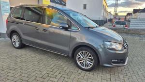 Grey Volkswagen Sharan 2014 in Druskininkai, with an engine capacity of 1.97 L and mileage of 237 thousand km for 8650 €, photo  on AUTOMOTO.COM.LV