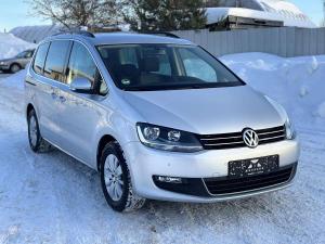 Pelēks Volkswagen Sharan 2014 Telšiai, ar dzinēja tilpumu 1.39 L un nobraukumu 178 tūkst. km par 8300 €, foto  vietnē AUTOMOTO.COM.LV