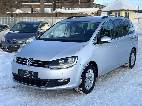 Grey Volkswagen Sharan 2014 in Telschi, with an engine capacity of 1.39 L and mileage of 178 thousand km for 8300 €, photo 3 on AUTOMOTO.COM.LV