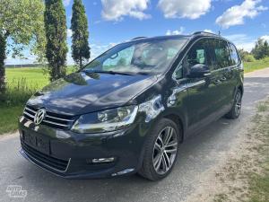 Grey Volkswagen Sharan 2014 in Varena, with an engine capacity of 2.00 L and mileage of 292 thousand km for 9400 €, photo  on AUTOMOTO.COM.LV