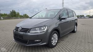 Pelēks Volkswagen Sharan 2014 Marijampole, ar dzinēja tilpumu 1.40 L un nobraukumu 191 tūkst. km par 4950 €, foto  vietnē AUTOMOTO.COM.LV
