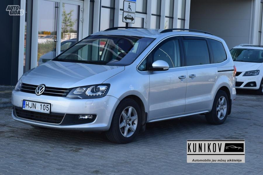 Pelēks Volkswagen Sharan 2014 Viļņa, ar dzinēja tilpumu 2.00 L un nobraukumu 356 tūkst. km par 7000 €, foto 1 vietnē AUTOMOTO.COM.LV