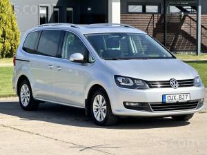 Grey Volkswagen Sharan 2014 in Riga, with an engine capacity of 2.00 L and mileage of 282 thousand km for 8299 €, photo 3 on AUTOMOTO.COM.LV