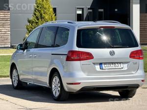 Grey Volkswagen Sharan 2014 in Riga, with an engine capacity of 2.00 L and mileage of 282 thousand km for 8299 €, photo 7 on AUTOMOTO.COM.LV