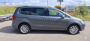 Grey Volkswagen Sharan 2014 in Marijampole, with an engine capacity of 1.97 L and mileage of 279 thousand km for 8700 €, photo 7 on AUTOMOTO.COM.LV