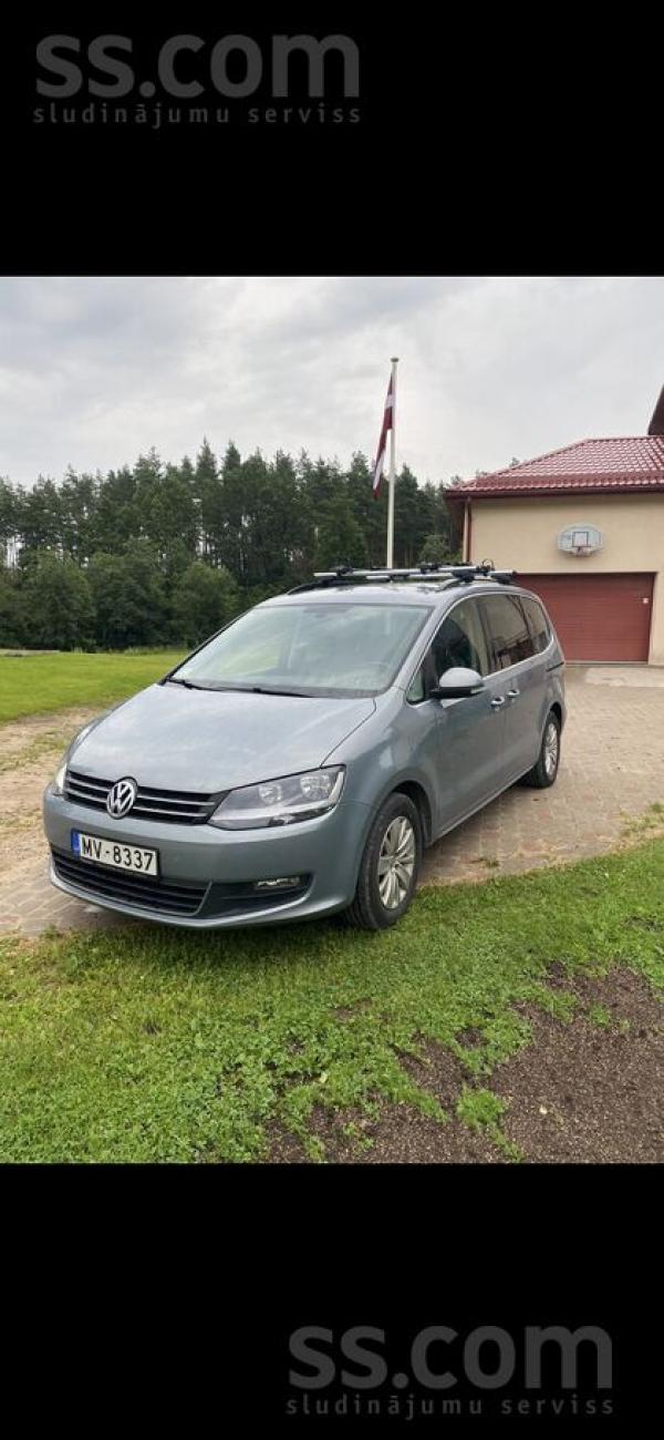 Pelēks Volkswagen Sharan 2014 Rīga, ar dzinēja tilpumu 2.00 L un nobraukumu 303 tūkst. km par 7050 €, foto 4 vietnē AUTOMOTO.COM.LV