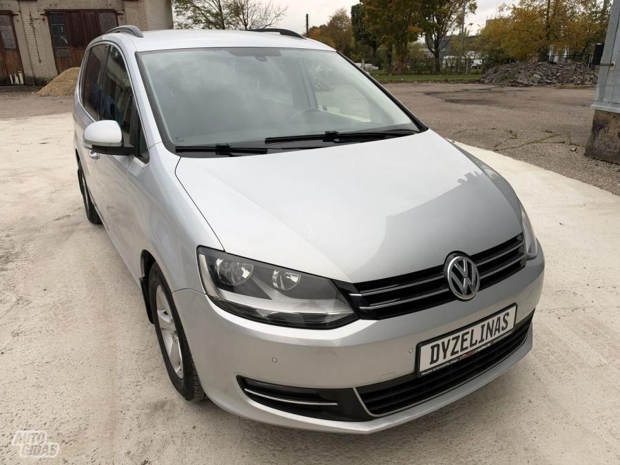 Grey Volkswagen Sharan 2014 in Kaunas, with an engine capacity of 2.00 L and mileage of 298 thousand km for 6800 €, photo 7 on AUTOMOTO.COM.LV