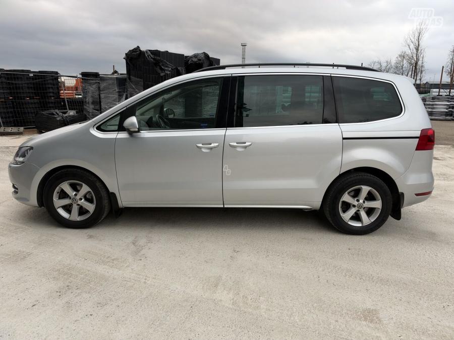 Grey Volkswagen Sharan 2014 in Kaunas, with an engine capacity of 2.00 L and mileage of 298 thousand km for 6800 €, photo 12 on AUTOMOTO.COM.LV