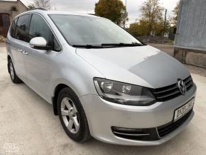 Grey Volkswagen Sharan 2014 in Kaunas, with an engine capacity of 2.00 L and mileage of 298 thousand km for 6800 €, photo 15 on AUTOMOTO.COM.LV