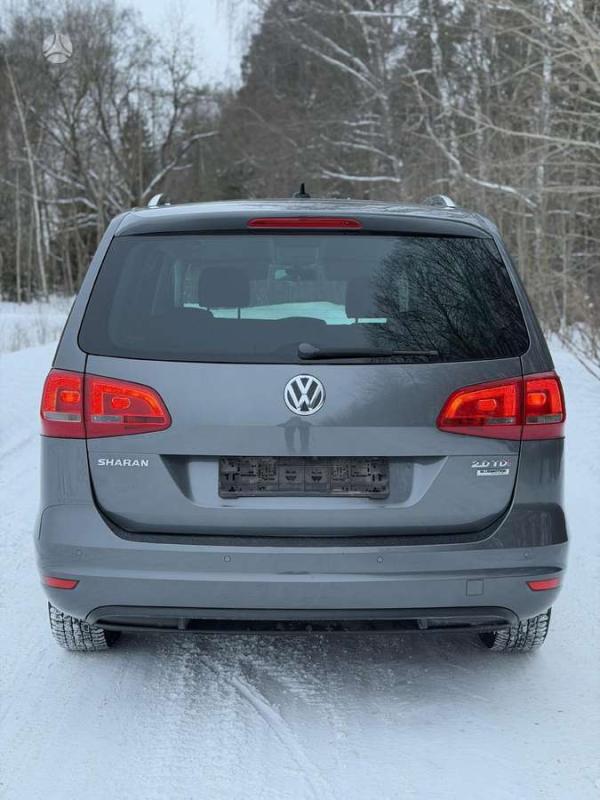 Pelēks Volkswagen Sharan 2015 Utena, ar dzinēja tilpumu 1.97 L un nobraukumu 268 tūkst. km par 12950 €, foto 11 vietnē AUTOMOTO.COM.LV
