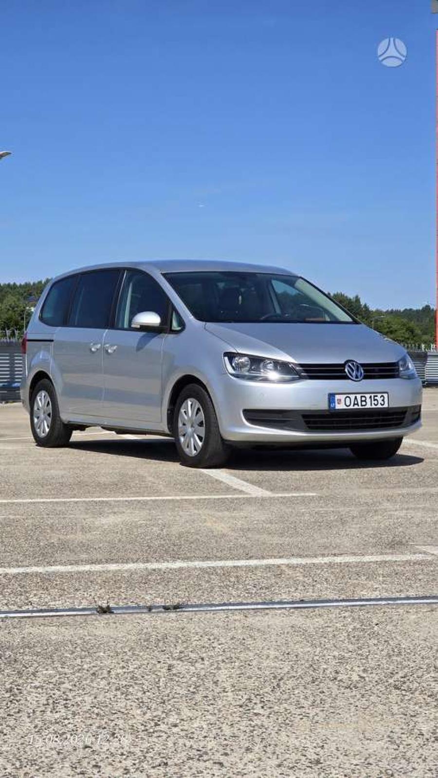 Pelēks Volkswagen Sharan 2015 Viļņa, ar dzinēja tilpumu 1.97 L un nobraukumu 256 tūkst. km par 7800 €, foto 3 vietnē AUTOMOTO.COM.LV