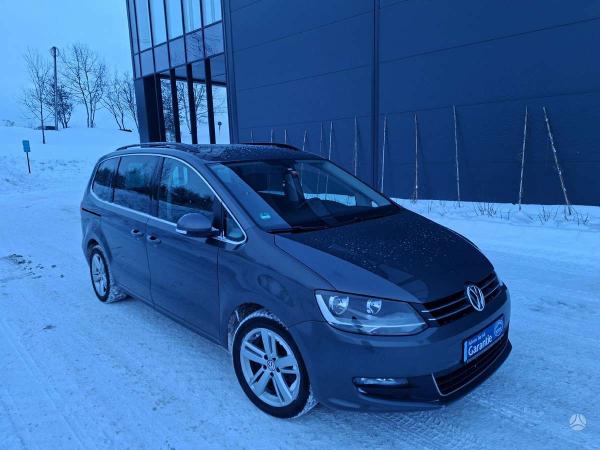 Grey Volkswagen Sharan 2016 in Vilnius, with an engine capacity of 1.97 L and mileage of 269 thousand km for 9650 €, photo 5 on AUTOMOTO.COM.LV