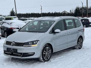 Grey Volkswagen Sharan 2016 in Kedainiai, with an engine capacity of 1.97 L and mileage of 242 thousand km for 10700 €, photo  on AUTOMOTO.COM.LV