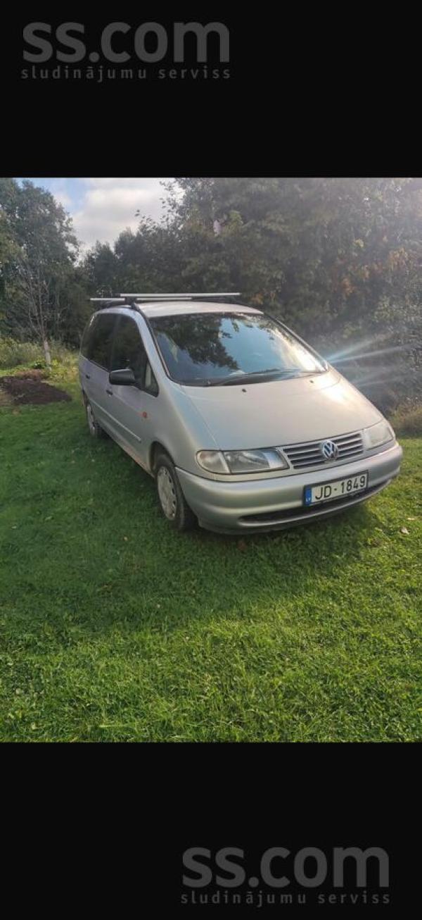 Grey Volkswagen Sharan 1999 in Daugavpils, with an engine capacity of 1.90 L and mileage of 273 thousand km for 840 €, photo 1 on AUTOMOTO.COM.LV