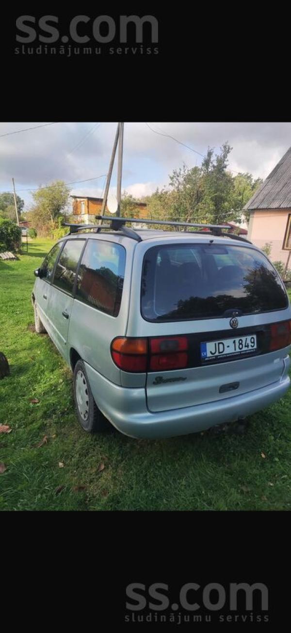 Grey Volkswagen Sharan 1999 in Daugavpils, with an engine capacity of 1.90 L and mileage of 273 thousand km for 840 €, photo 3 on AUTOMOTO.COM.LV