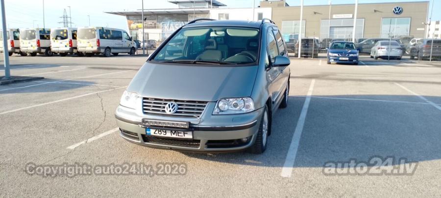 Grey Volkswagen Sharan 2004 in Tallinn, with an engine capacity of 1.90 L and mileage of 338 thousand km for 2900 €, photo 1 on AUTOMOTO.COM.LV