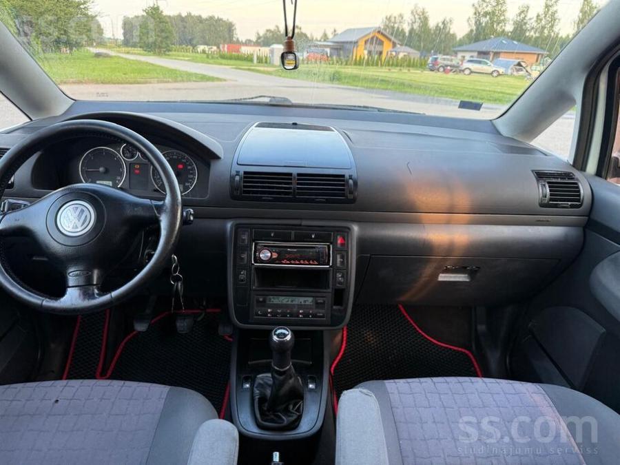 Volkswagen Sharan 2000 in Riga, with an engine capacity of 1.90 L and mileage of 415 thousand km for 1500 €, photo 6 on AUTOMOTO.COM.LV