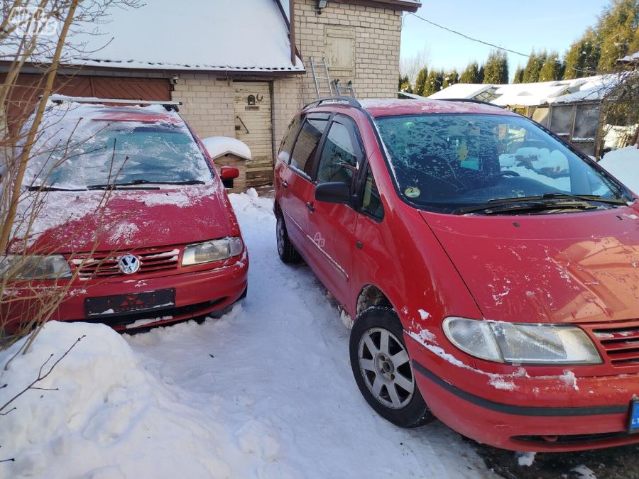 Volkswagen Sharan 2000 in Anyksciai, with an engine capacity of 1.90 L and mileage of 389 thousand km for 999 €, photo 1 on AUTOMOTO.COM.LV