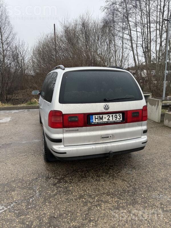 Volkswagen Sharan 2001 in Rezekne, with an engine capacity of 1.90 L and mileage of 358 thousand km for 1550 €, photo 2 on AUTOMOTO.COM.LV