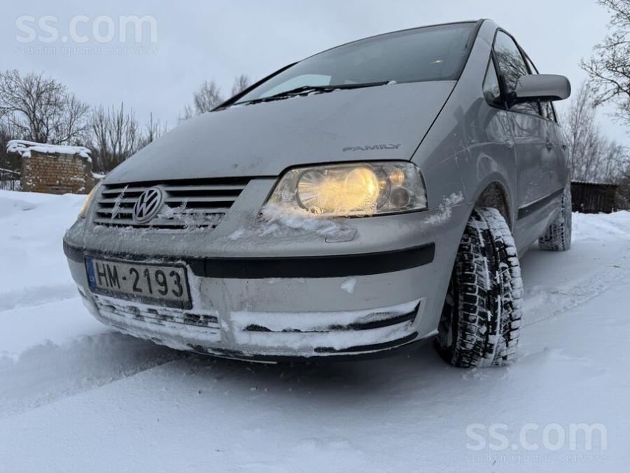 Volkswagen Sharan 2001 in Rezekne, with an engine capacity of 1.90 L and mileage of 358 thousand km for 1550 €, photo 15 on AUTOMOTO.COM.LV