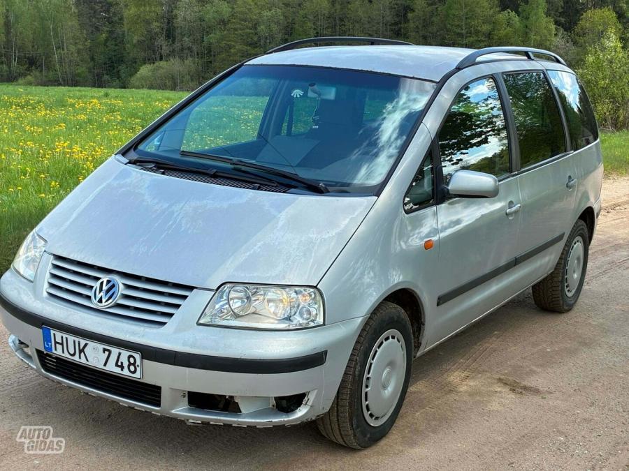 Volkswagen Sharan 2001 in Vilnius, with an engine capacity of 1.90 L and mileage of 350 thousand km for 1150 €, photo 1 on AUTOMOTO.COM.LV