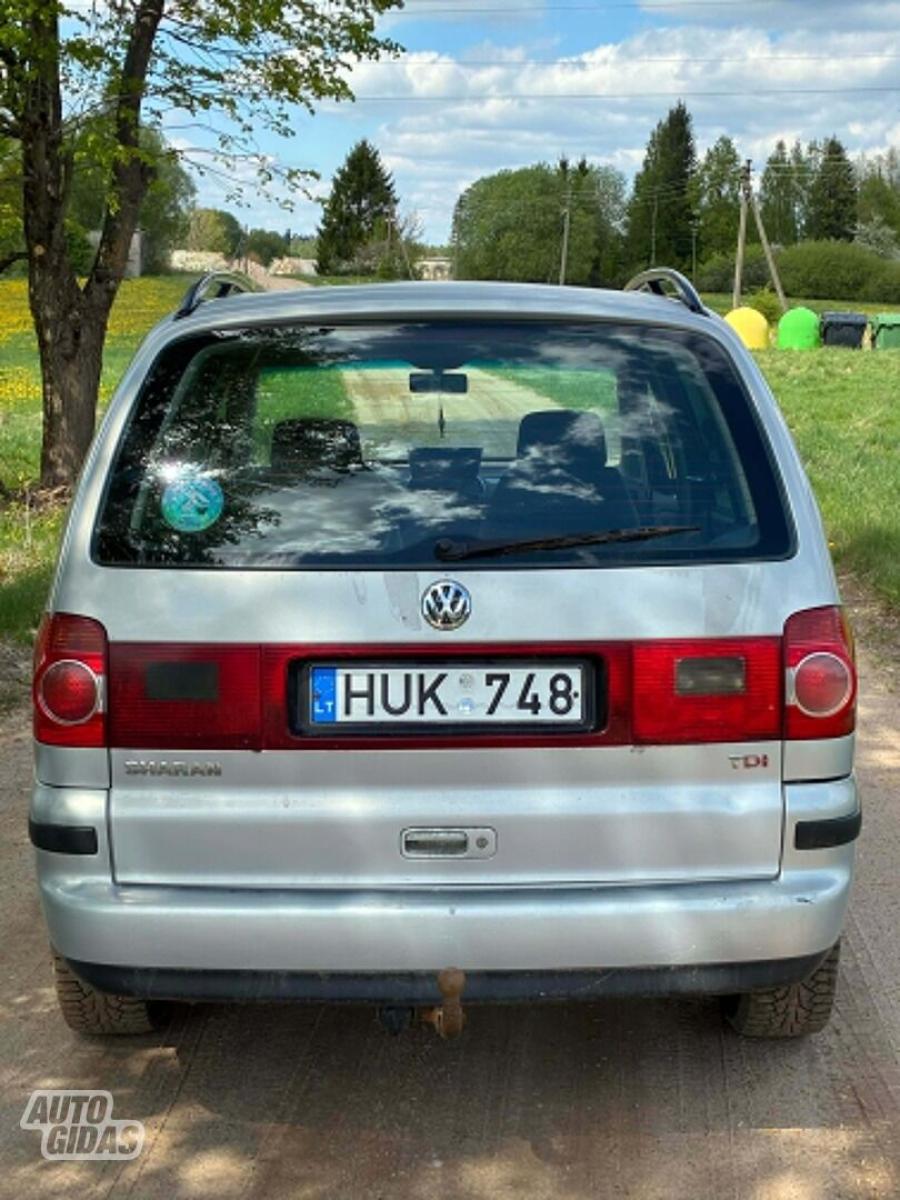 Volkswagen Sharan 2001 in Vilnius, with an engine capacity of 1.90 L and mileage of 350 thousand km for 1150 €, photo 6 on AUTOMOTO.COM.LV