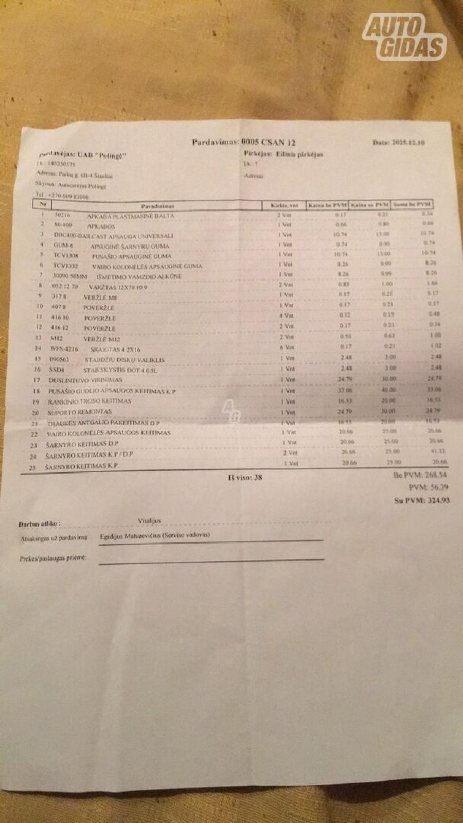 Volkswagen Sharan 2002 in Siauliai, with an engine capacity of 1.90 L and mileage of 373 thousand km for 1000 €, photo 6 on AUTOMOTO.COM.LV