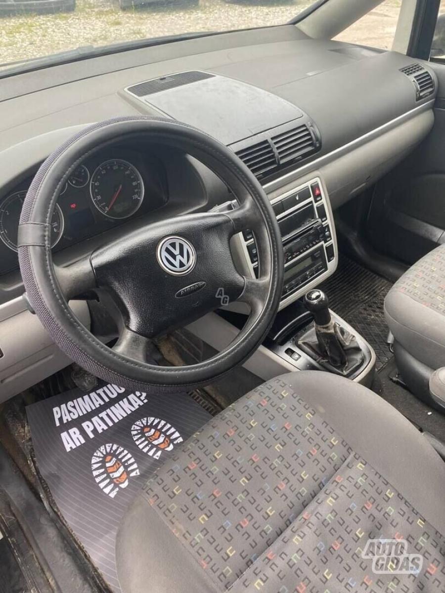 Volkswagen Sharan 2002 in Kretinga, with an engine capacity of 1.90 L and mileage of 350 thousand km for 1400 €, photo 6 on AUTOMOTO.COM.LV