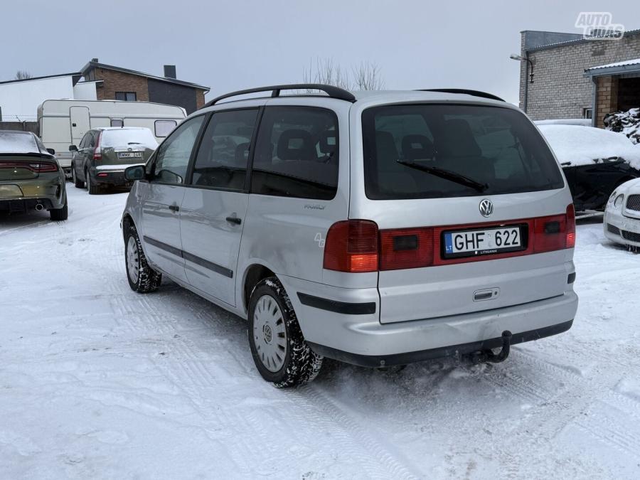 Volkswagen Sharan 2003 Šauļi, ar dzinēja tilpumu 1.90 L un nobraukumu 322 tūkst. km par 1400 €, foto 7 vietnē AUTOMOTO.COM.LV