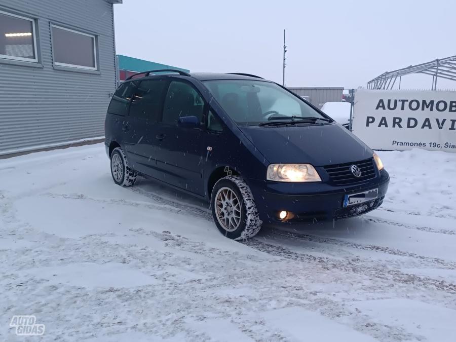 Volkswagen Sharan 2003 Šauļi, ar dzinēja tilpumu 1.90 L un nobraukumu 200 tūkst. km par 1650 €, foto 1 vietnē AUTOMOTO.COM.LV