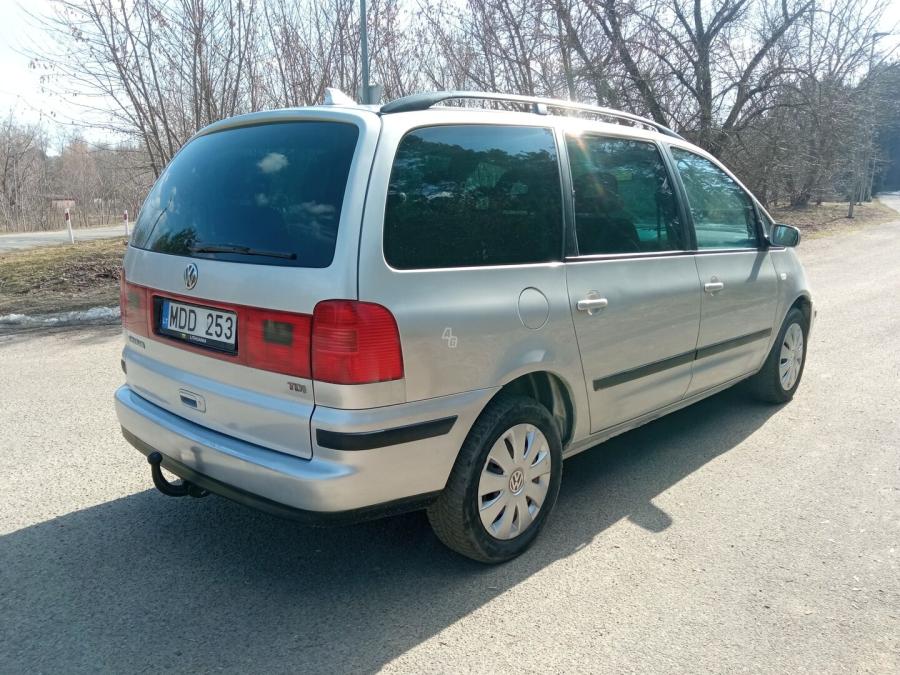 Volkswagen Sharan 2003 Viļņa, ar dzinēja tilpumu 1.90 L un nobraukumu 260 tūkst. km par 1990 €, foto 6 vietnē AUTOMOTO.COM.LV