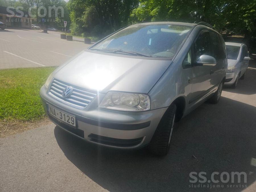 Volkswagen Sharan 2004 Rīga, ar dzinēja tilpumu 1.90 L un nobraukumu 0 tūkst. km par 2400 €, foto 2 vietnē AUTOMOTO.COM.LV