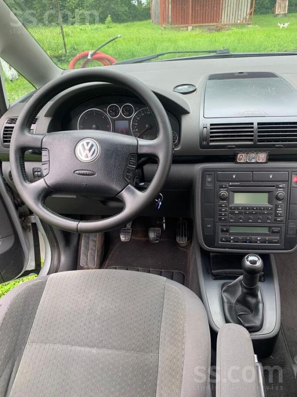 Volkswagen Sharan 2006 Daugavpils, ar dzinēja tilpumu 1.90 L un nobraukumu 394 tūkst. km par 2250 €, foto 6 vietnē AUTOMOTO.COM.LV