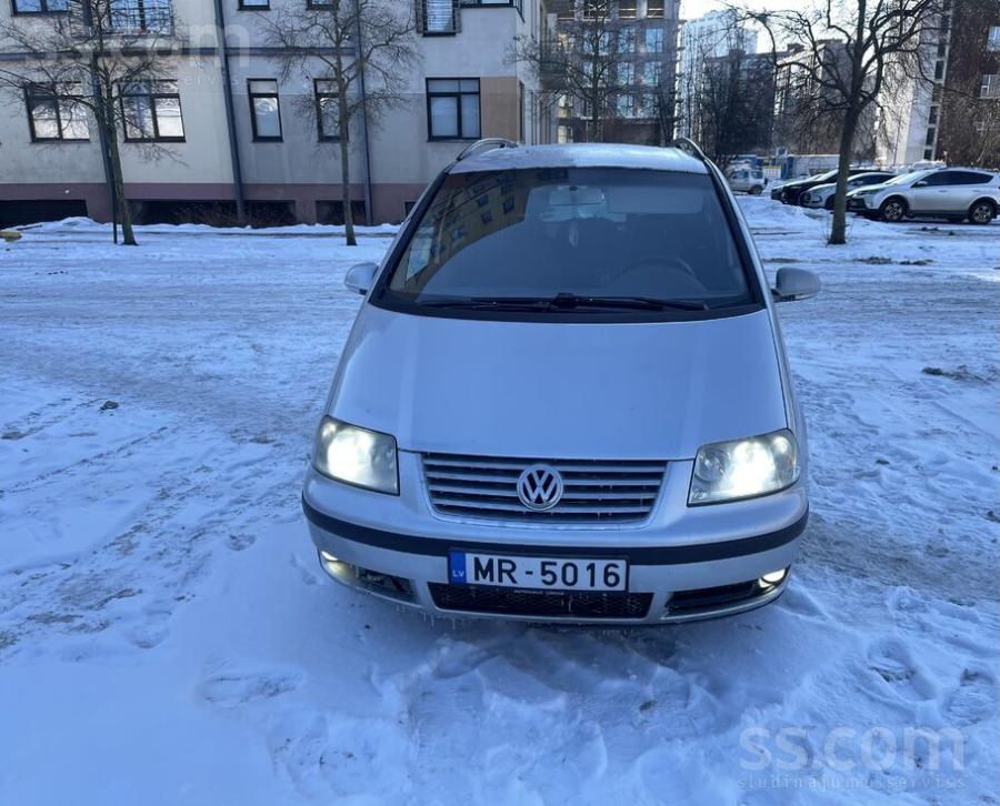 Volkswagen Sharan 2006 in Riga, with an engine capacity of 1.90 L and mileage of 449 thousand km for 1100 €, photo 1 on AUTOMOTO.COM.LV