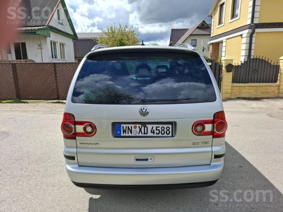 Volkswagen Sharan 2007 Daugavpils, ar dzinēja tilpumu 2.00 L un nobraukumu 0 tūkst. km par 8600 €, foto 4 vietnē AUTOMOTO.COM.LV