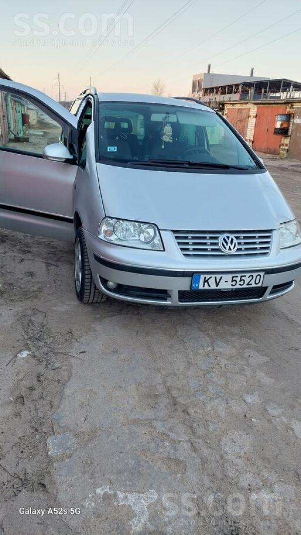 Volkswagen Sharan 2007 Daugavpils, ar dzinēja tilpumu 2.00 L un nobraukumu 292 tūkst. km par 3800 €, foto 1 vietnē AUTOMOTO.COM.LV