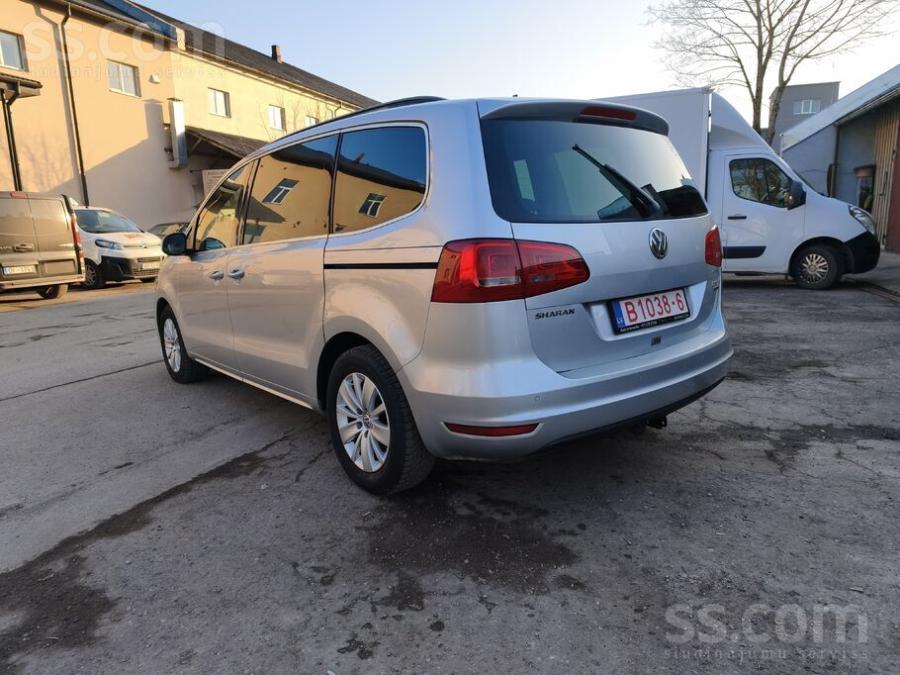 Volkswagen Sharan 2011 in Cesis, with an engine capacity of 2.00 L and mileage of 0 thousand km for 6950 €, photo 9 on AUTOMOTO.COM.LV